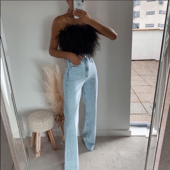 Zara | Jeans | Zara Wide Leg Jeans Light Wash | Poshmark